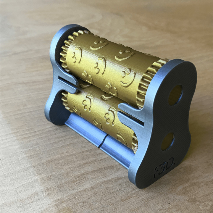 3D Printable The Business Card Embosser System by Filar3D