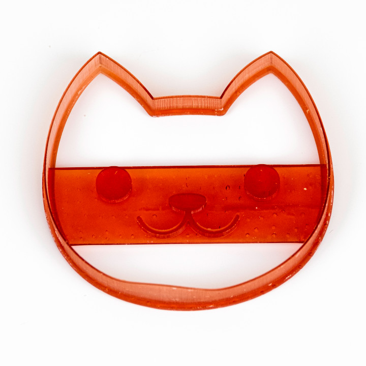 3D Printable Cookie cutter cat head by Seba Ruminski