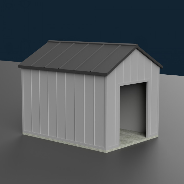 3D Printable Storage unit 001 (HO/OO scale ) 1:87 Scale by Luke Crowhurst