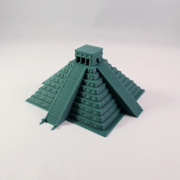 3D Printable Chichen Itza (Pyramid of Kukulkan / El Castillo) - Mexico ...