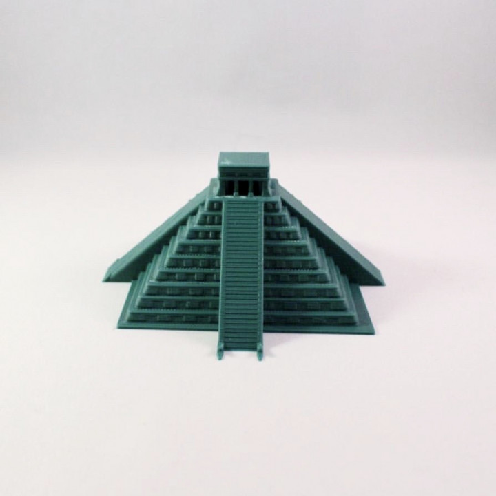 3D Printable Chichen Itza (Pyramid of Kukulkan / El Castillo) - Mexico ...
