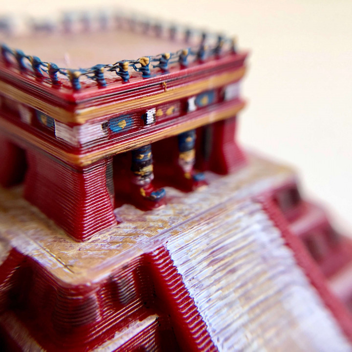 3D Printable Chichen Itza (Pyramid of Kukulkan / El Castillo) - Mexico ...