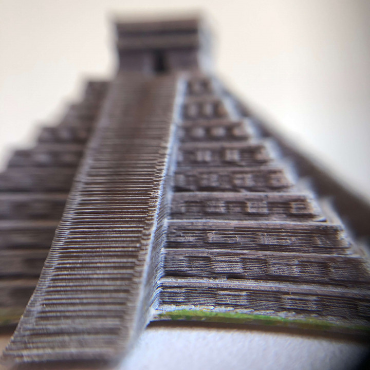 3D Printable Chichen Itza (Pyramid of Kukulkan / El Castillo) - Mexico ...