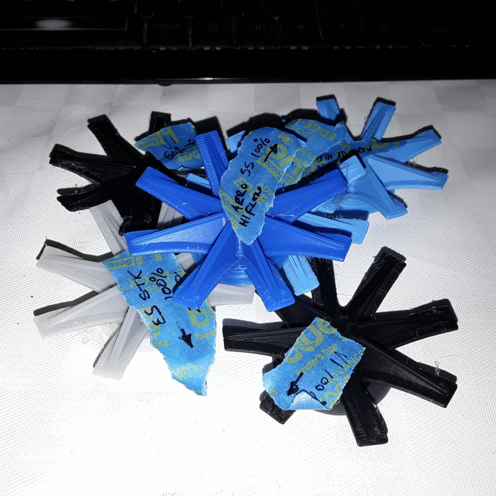 3D Printable Overhang Test by James Tongue