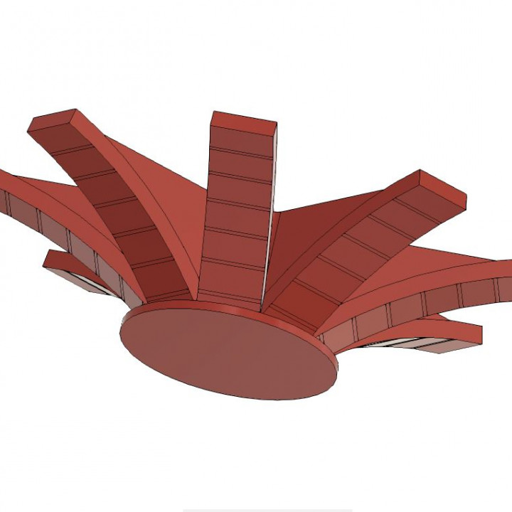 3D Printable Overhang Test by James Tongue