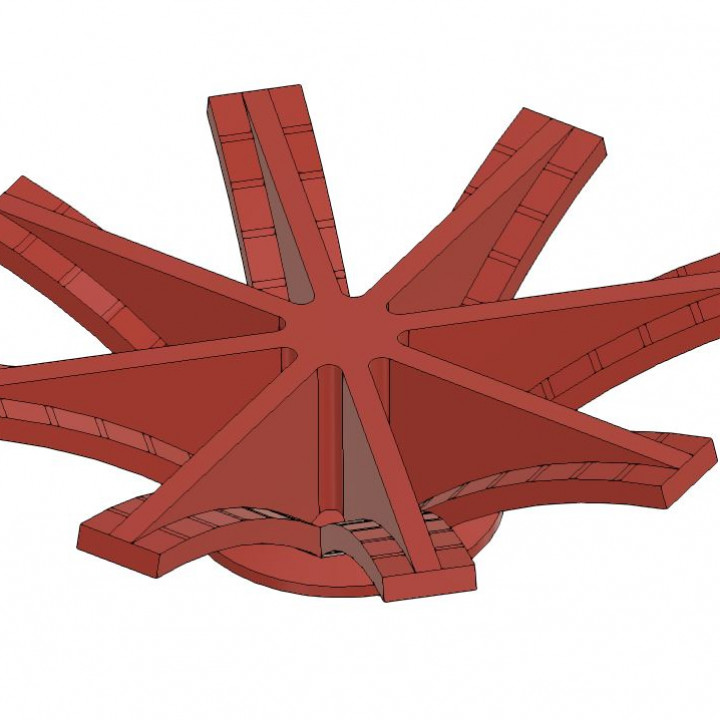 3D Printable Overhang Test by James Tongue