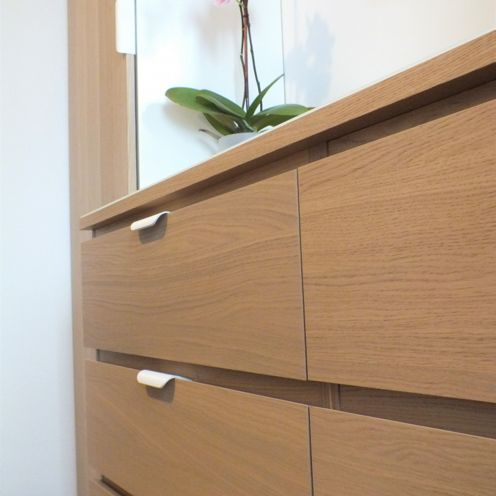 3D Printable Billsbro handle for malm chest by Vít Rychlý