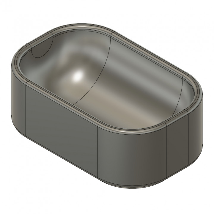 3D Printable Soap Mold - Plain by Dan Ouellet