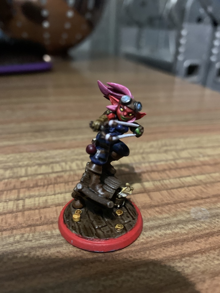 3D Printable Knox the Goblin Alchemist by Twin Goddess Miniatures