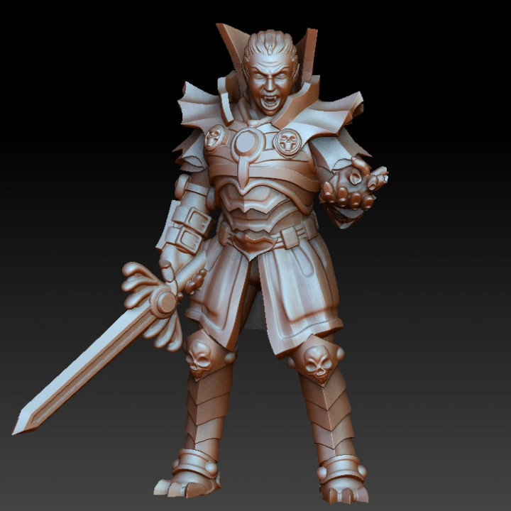 3D Printable Vampire knight by Stanislav Kuznetsov