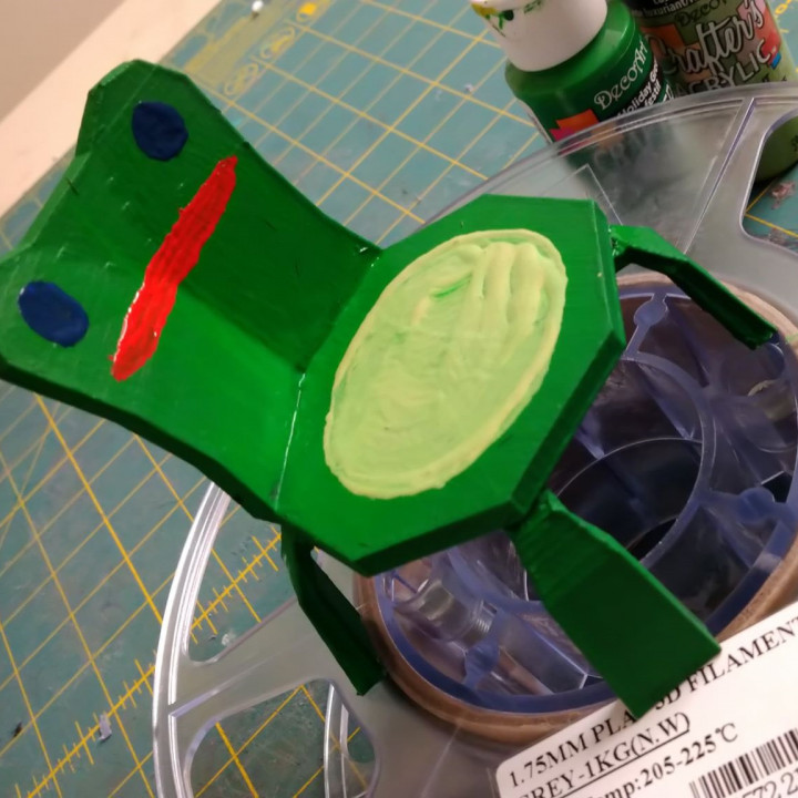 3D Printable Animal Crossing - Froggy Chair by Skookum Props