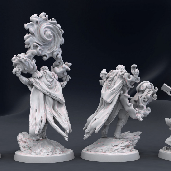 3D Printable Fire Oracle (Male) by Mini Monster Mayhem