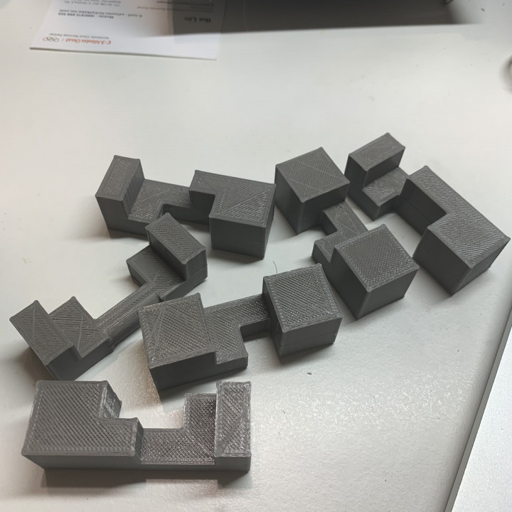 3D Printable A burr puzzle by Steve5092