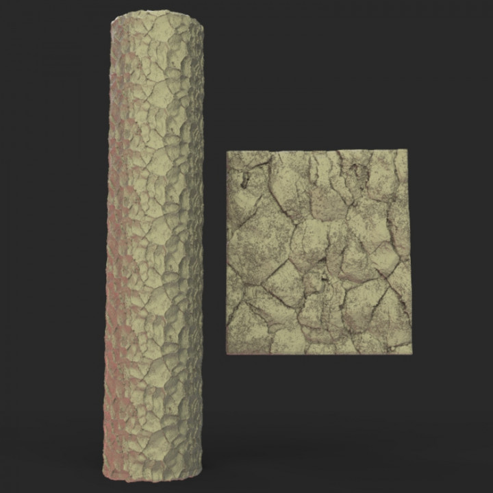 3D Printable Texture rolling pin Nº28 by LegionMiniatures