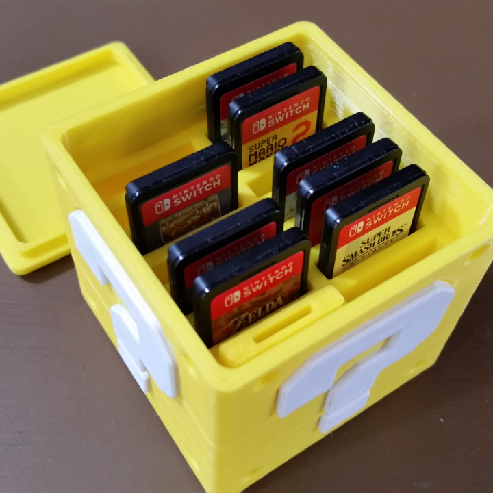 3D Printable Nintendo Switch Question Block XL by Steprock