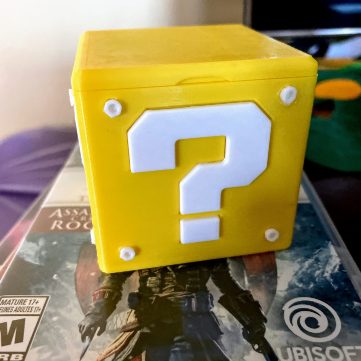 3D Print of Nintendo Switch Question Block XL by edm00se