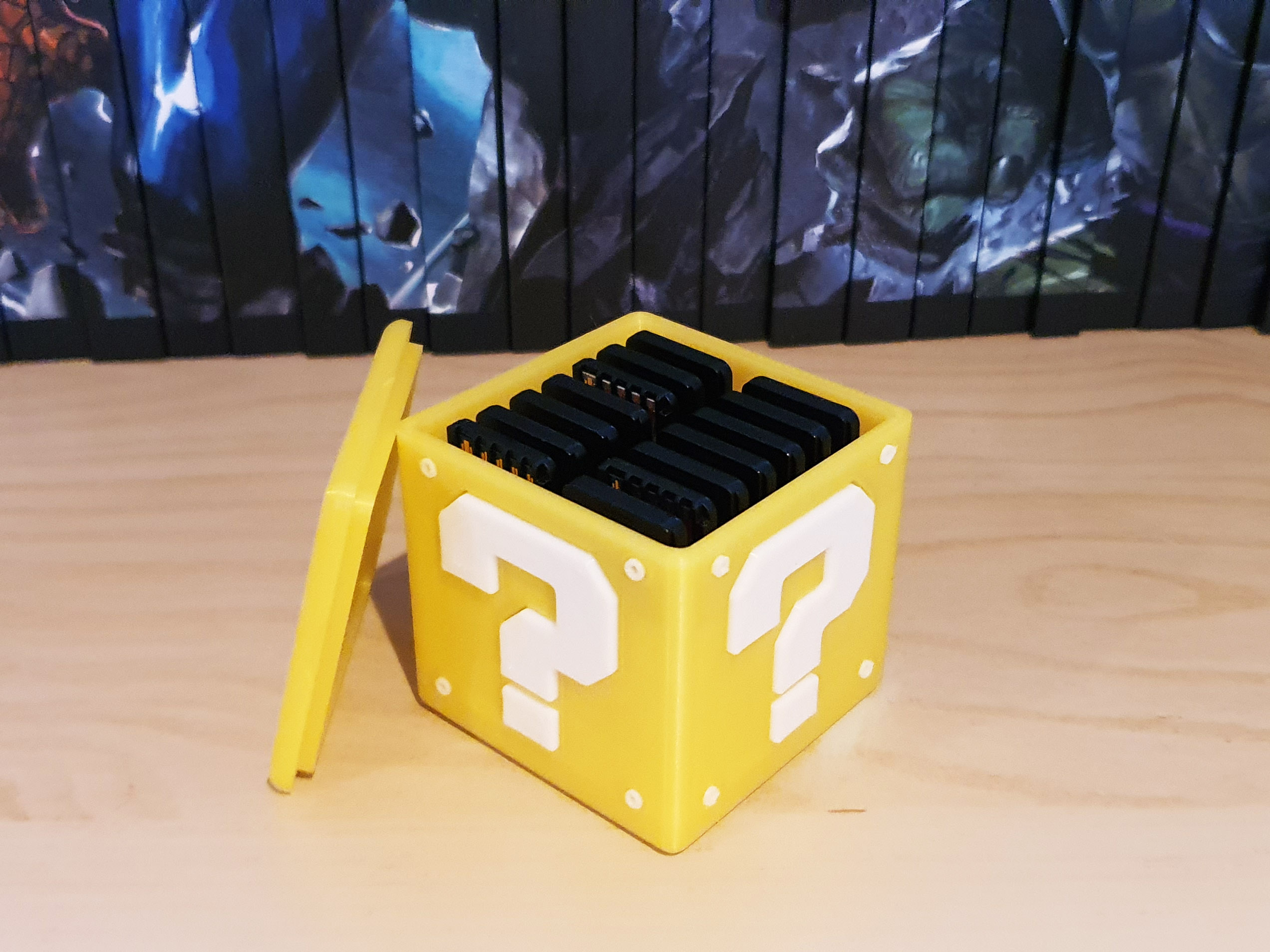 3D Printable Nintendo Switch Question Block XL by Steprock