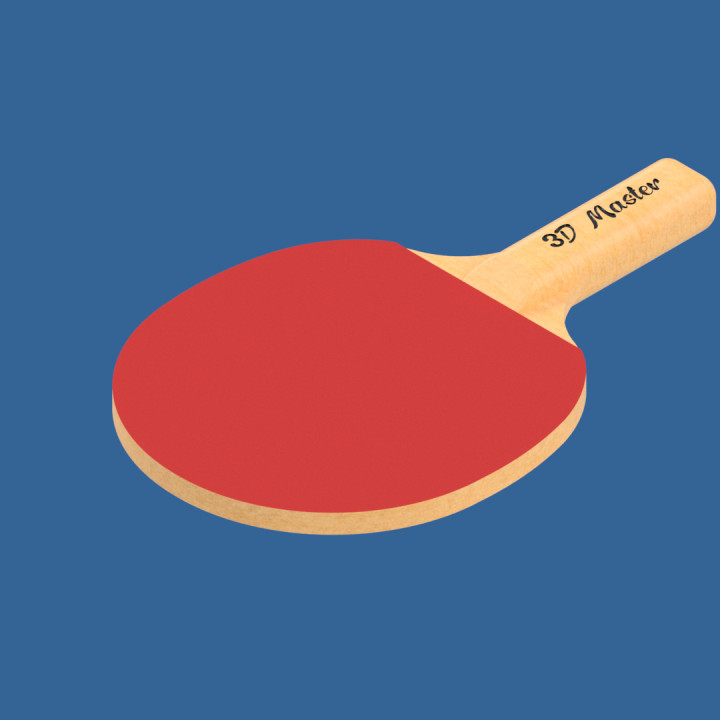 3D Printable Table Tennis Racket by Rafael Cordeiro Vieira