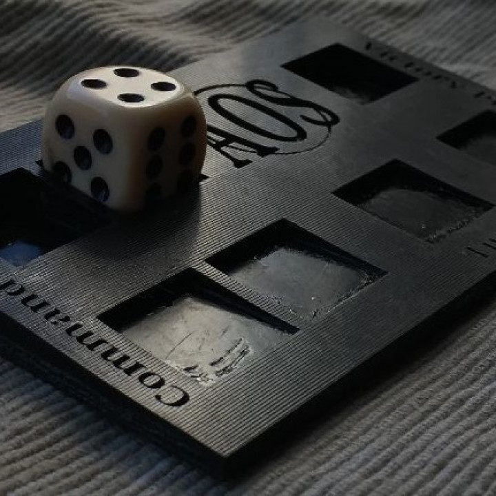 3D Printable AoS Tracker big dice (16mm) by Tarik