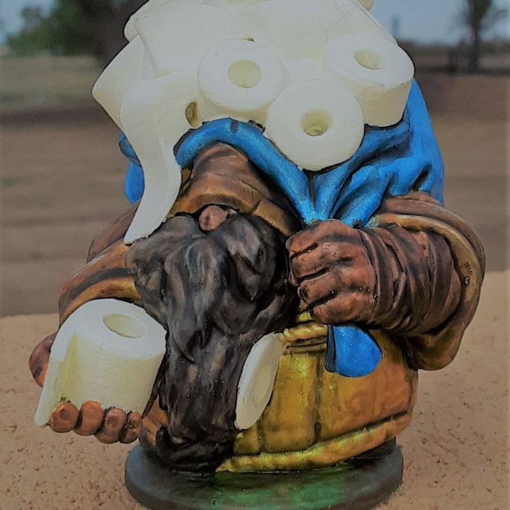 3D Print of Toilet Paper Merchant Miniature - Pre Supported by ...