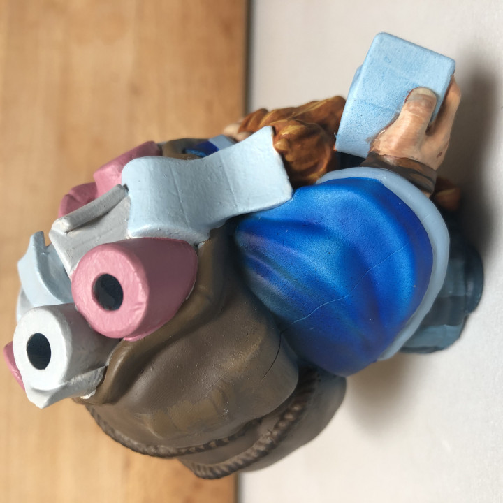 3D Print of Toilet Paper Merchant Miniature - Pre Supported by SebKeihilin