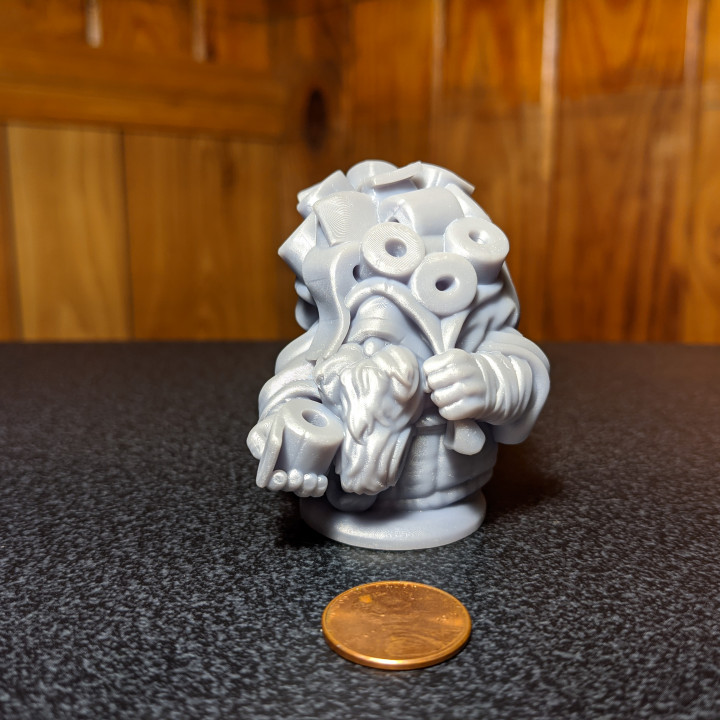 3D Print of Toilet Paper Merchant Miniature - Pre Supported by ...