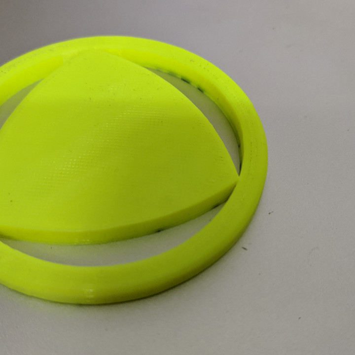 3D Printable Reuleaux Triangle Maker Coin by Suryan Isaac