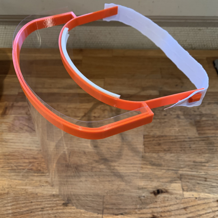3D Printable Simple Visor by Ørjan Sandland