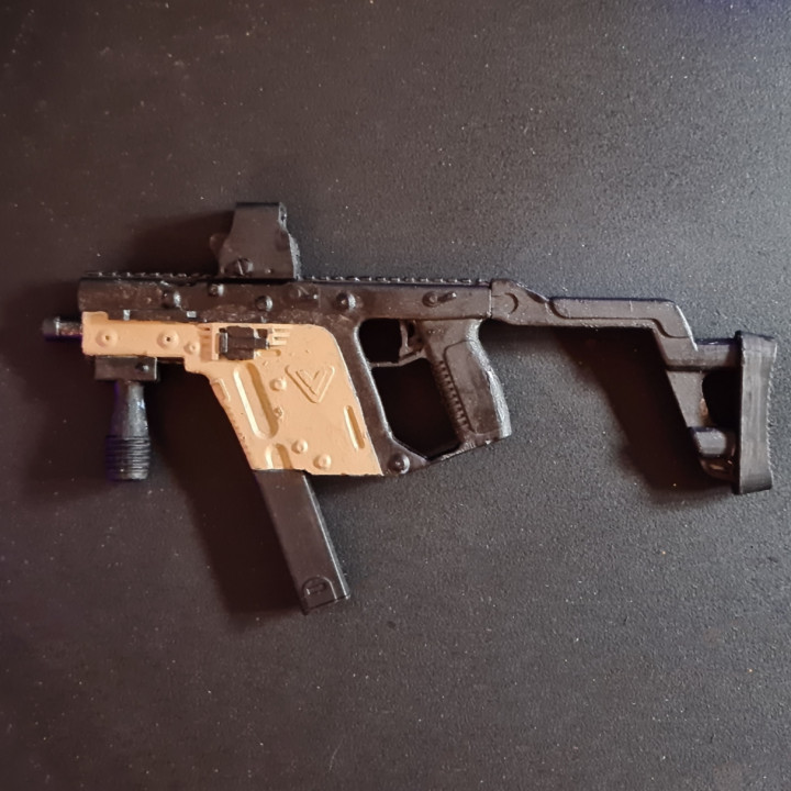 3D Print of Kriss Vector - scale 1/4 by elliotchester