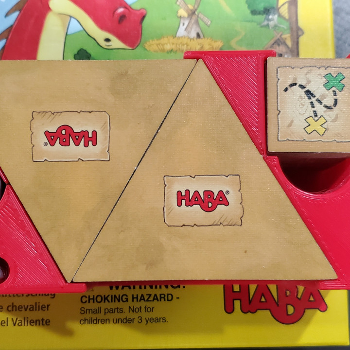 3D Printable Brandon the Brave Token Organizer / Insert by Paul