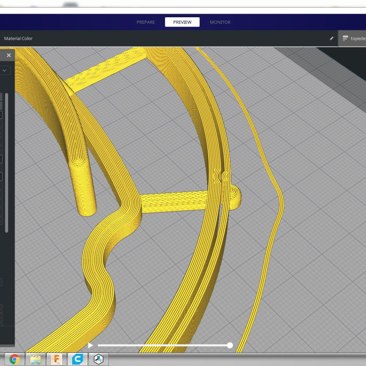 3D Printable Face Shield A4 (no holes or rubber band) by TOPE designs