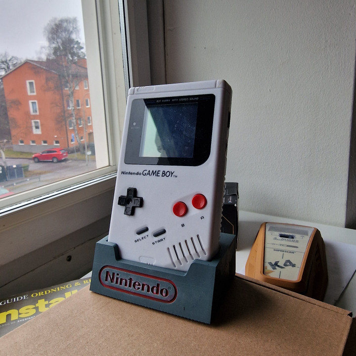 3D Print of Gameboy classic stand by RakaMakaFon2000