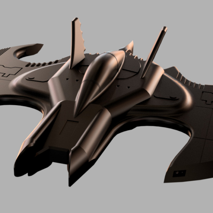 3D Printable Batman Batwing by Dsk