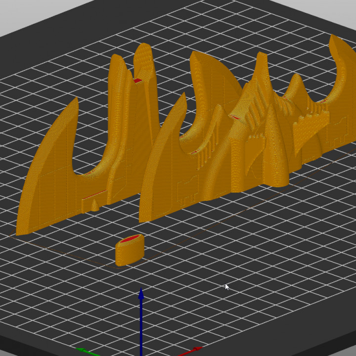 3D Printable Batman Batwing by Dsk