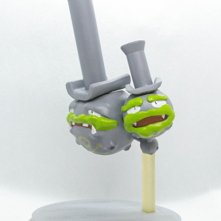 3D Printable Weezing Galarian by Vitaly Gavrilov