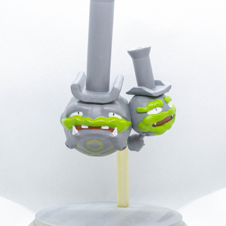 3D Printable Weezing Galarian by Vitaly Gavrilov