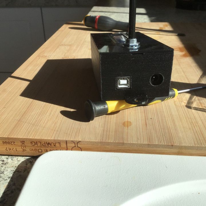 3D Printable Case for arduino + LCD + relais by Kris De Voecht