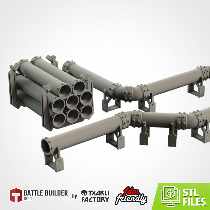 3D Printable PIPES by Txarli Factory