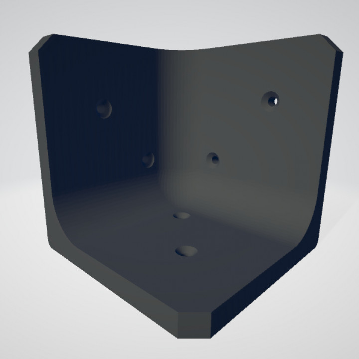 3D Printable Shelves Support(corner) by ON3D