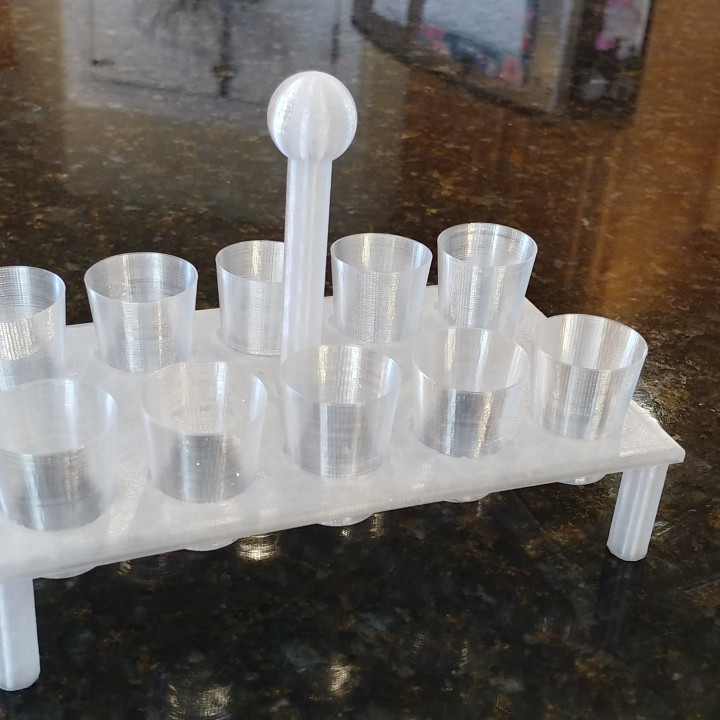 3D Printable Sacrament Trays & Cups by Eric Nelson