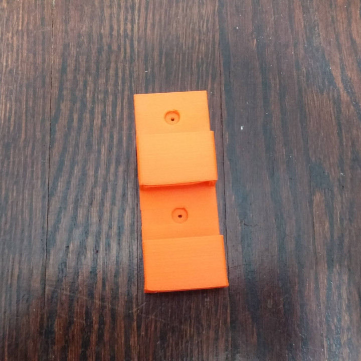 3D Printable Wall-Mounted MOLLE/PALS Mounting System (1 x 2) by Mike S