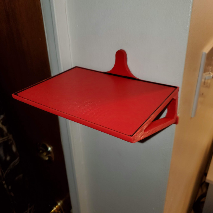 3D Printable Command Strip Shelf by Luke Hatcher