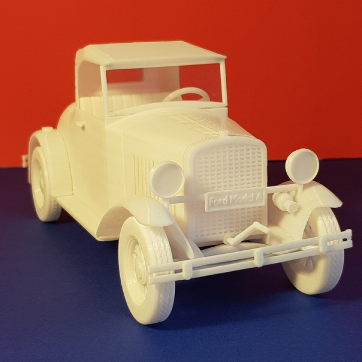 3D Printable Ford Model A Roadster 1931 model by Eugenio Pompella