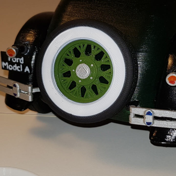 3D Printable Ford Model A Roadster 1931 model by Eugenio Pompella