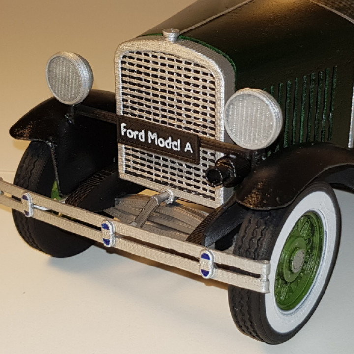 3D Printable Ford Model A Roadster 1931 model by Eugenio Pompella