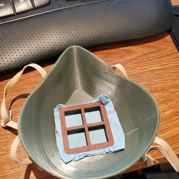 3D Printable N95 Montana Mask by Rob Luft