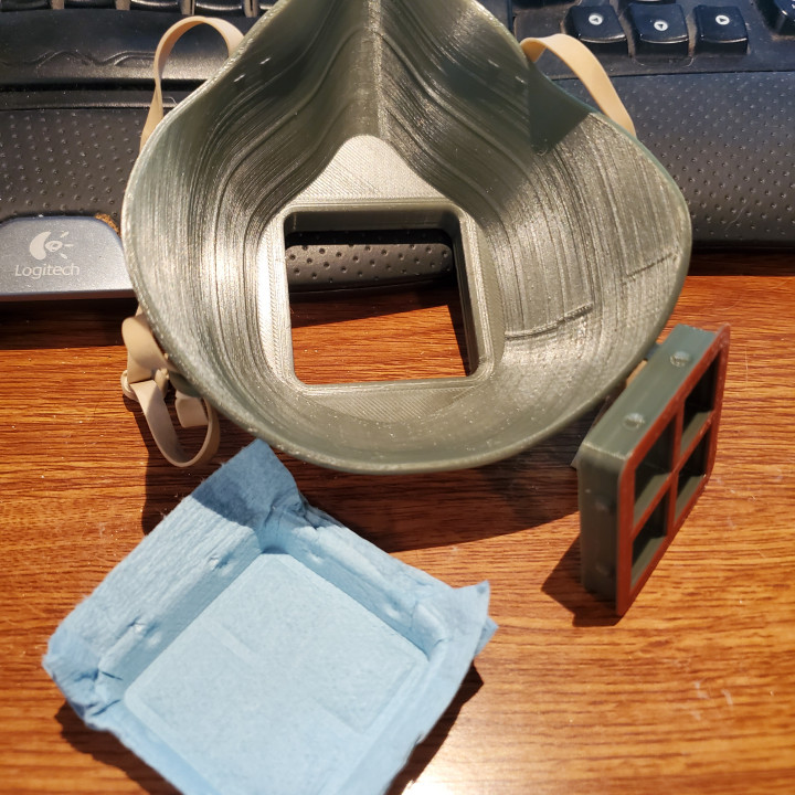 3D Printable N95 Montana Mask by Rob Luft
