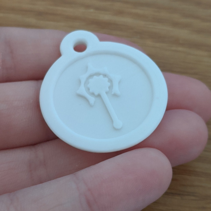 3D Printable Dungeons and Dragons Class Keychains by Ebug14