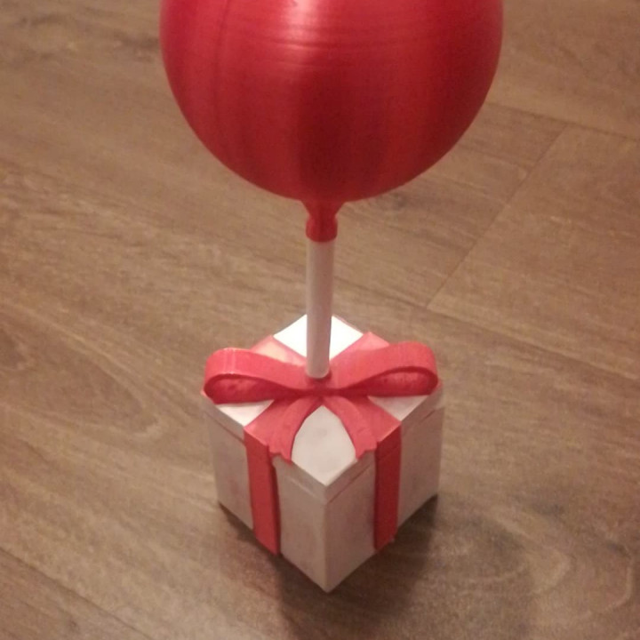 3D Printable Present Balloon Animal Crossing by Tim Kilson