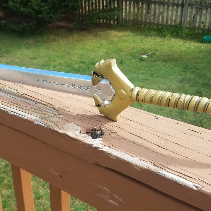 3D Printable Godkiller Sword- Wonder Woman(Reinforced) by T-E-C